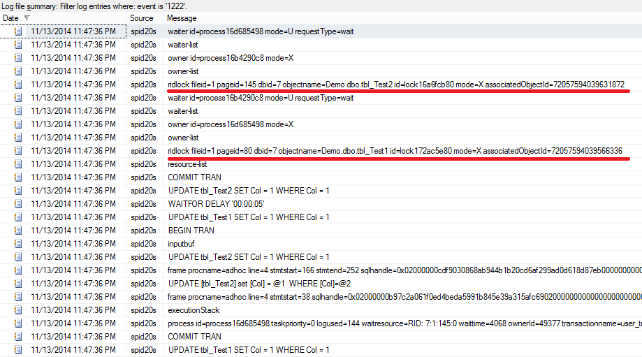 Tracing Deadlock With Trace Flag 1222 And Trace Flag 1204 Sqlrelease